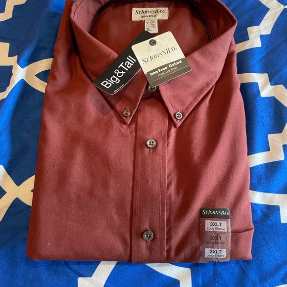 St. John's Bay | Shirts | Nwt Mens St Johns Bay Big Tall Long Sleeve ...
